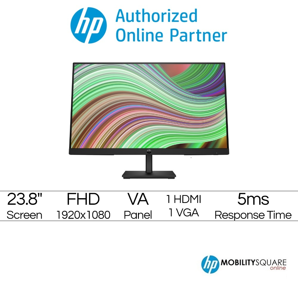 HP V24v G5 FHD Monitor with HDMI Cable (23.8") 65P63AA | Shopee Malaysia