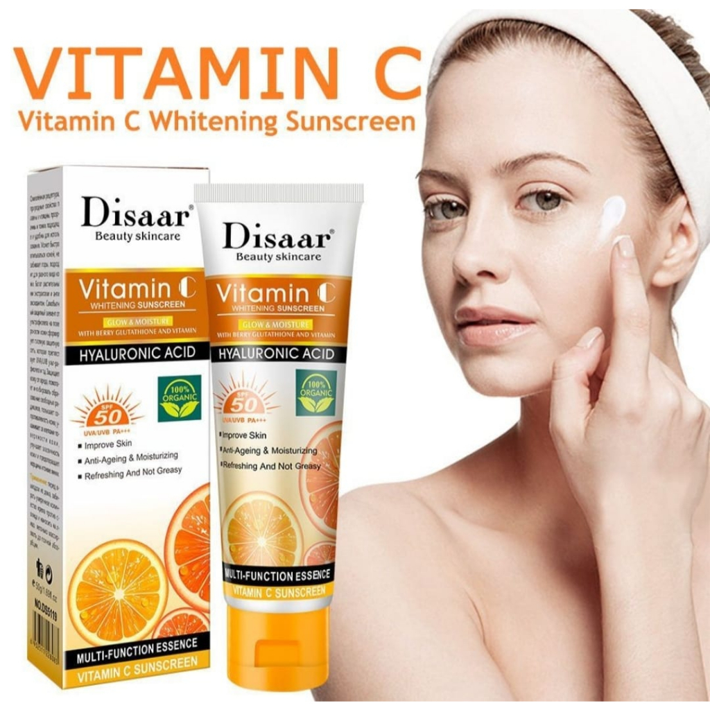 Disaar Vitamin C Whitening Sunscreen 50spf pa+++ Anti aging ...