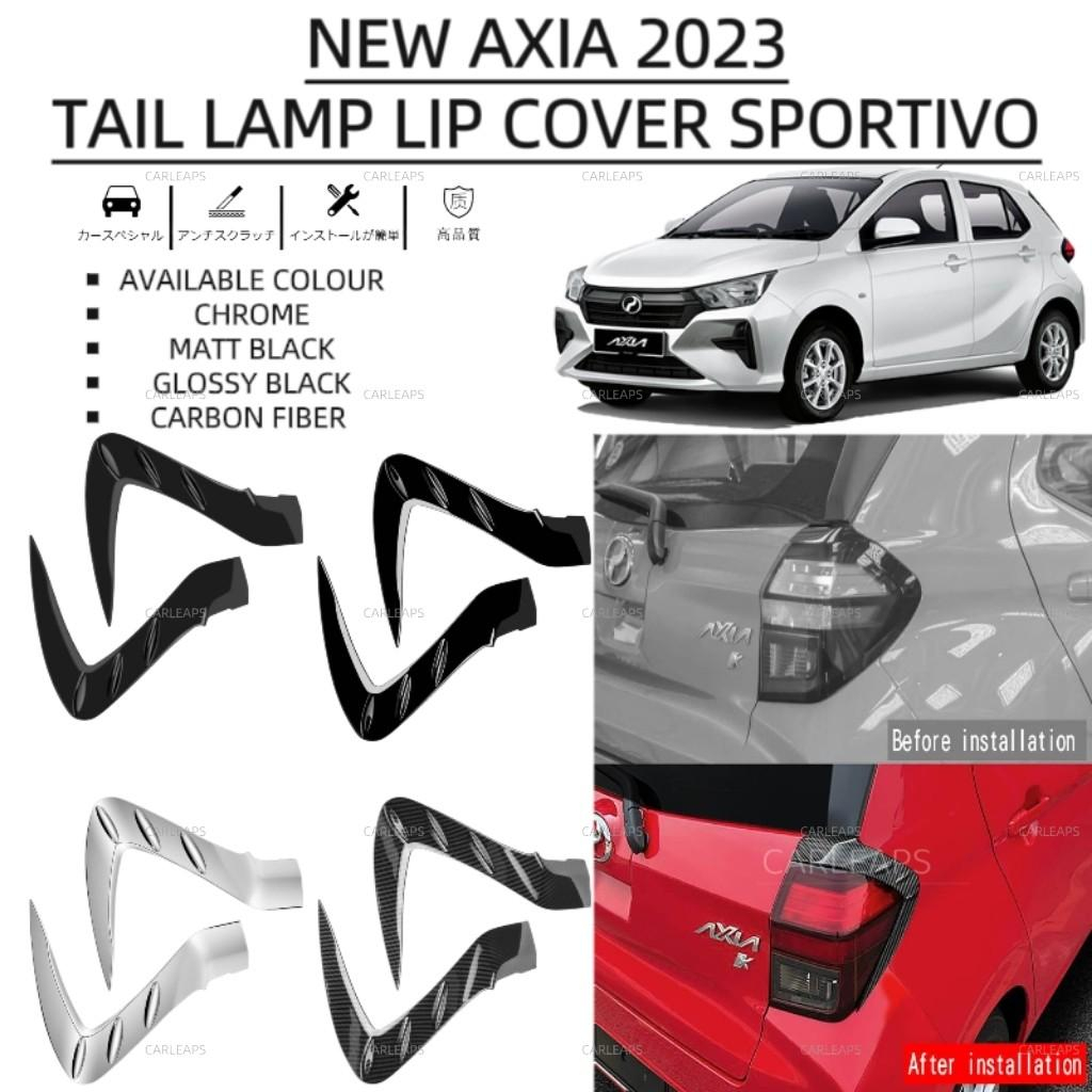 TCS NEW PERODUA AXIA 2023-2024+ CAR TAIL LAMP LIP GARNISH ACCESSORIES ...