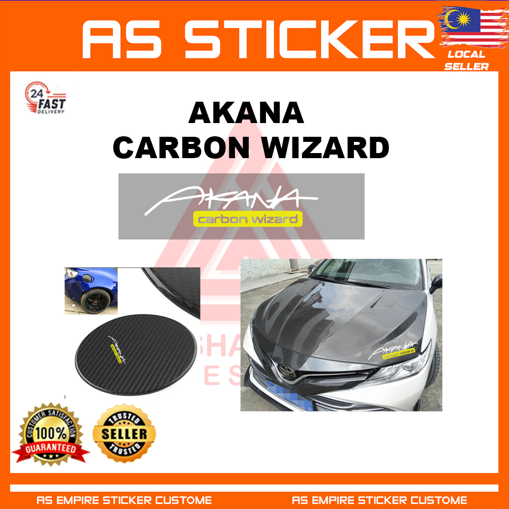 AKANA CARBON WIZARD (STICKER) | Shopee Malaysia
