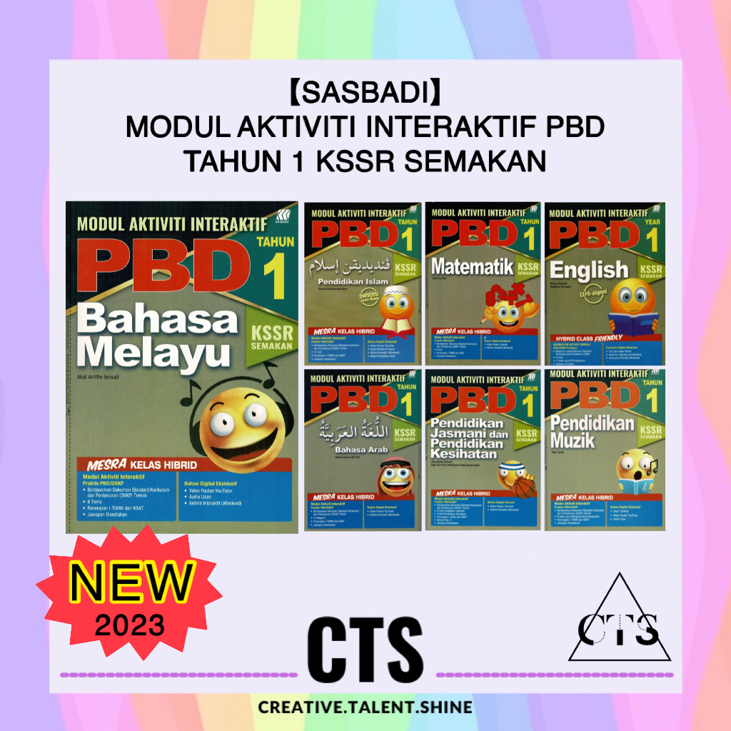 【Sasbadi】Modul Aktiviti Interaktif PBD Tahun 1 KSSR Semakan 2023 — Buku Latihan Year 1 | Shopee ...