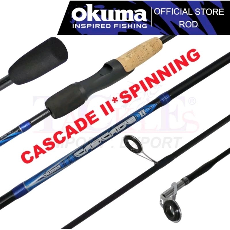 (MAA) JORAN PANCING JENAMA OKUMA CASCADE II CSII SPINNING FISHING ROD ...