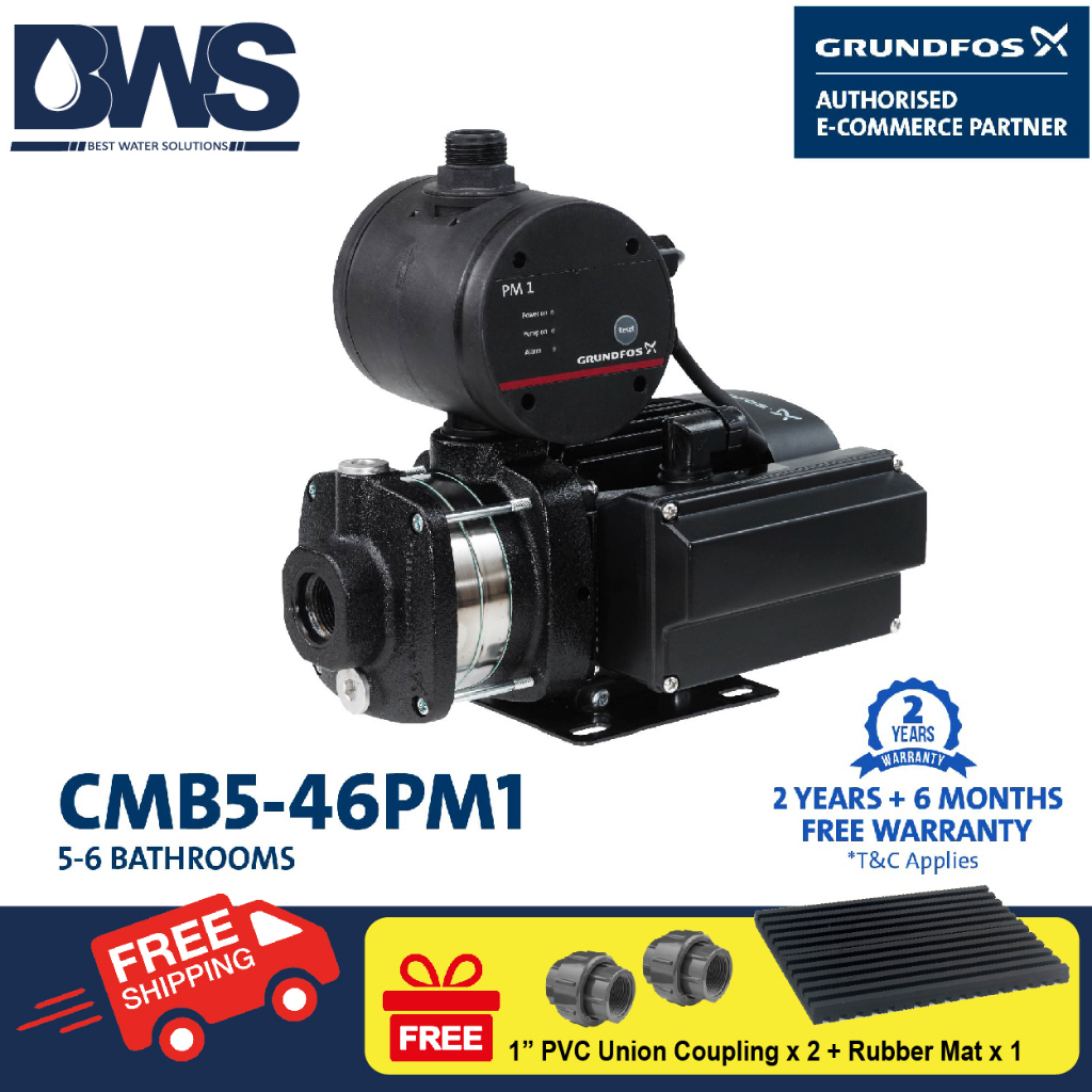 Grundfos CMB 5-46 PM1 Home Water Pressure Booster Pump | Shopee Malaysia