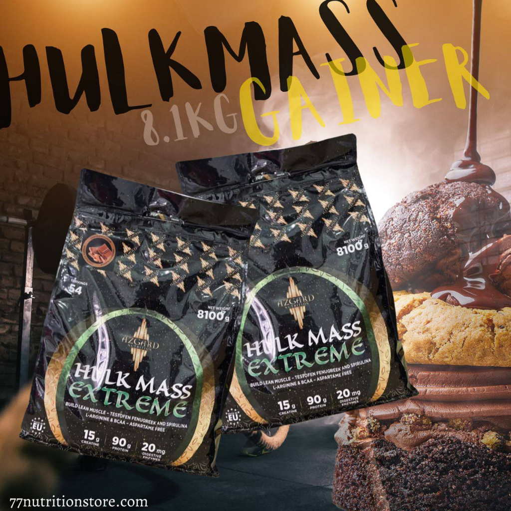 Value Size 8.1kg!!!Azgard Nutrition Hulk Mass Extreme(Menambah berat ...