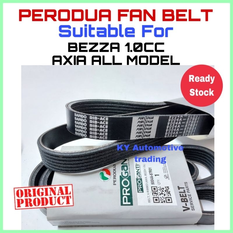 FAN BELT FOR PERODUA AXIA ALL MODEL BEZZA 1.0 MODEL 9004A-87R01 6PK1155 ...