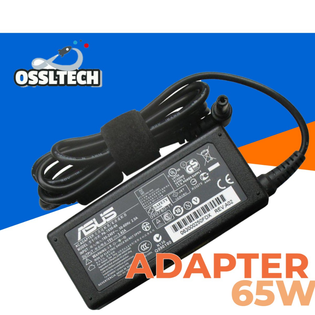 Asus Toshiba Lenovo Acer 65W 19V 3.42A (5.5mm x 2.5mm) OEM Laptop ...