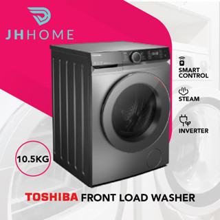 Toshiba 10.5KG Front Load Origin Inverter Washer TW-BK115GF4M(SK) | 9.5KG TW-BK105GF4M(SK) | 8 ...