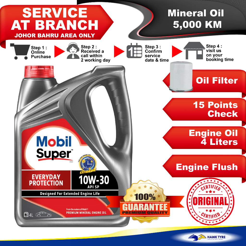 MOBIL SUPER EVERYDAY PROTECTION 10W30 SERVICE PACKAGE ( JOHOR BAHRU ...