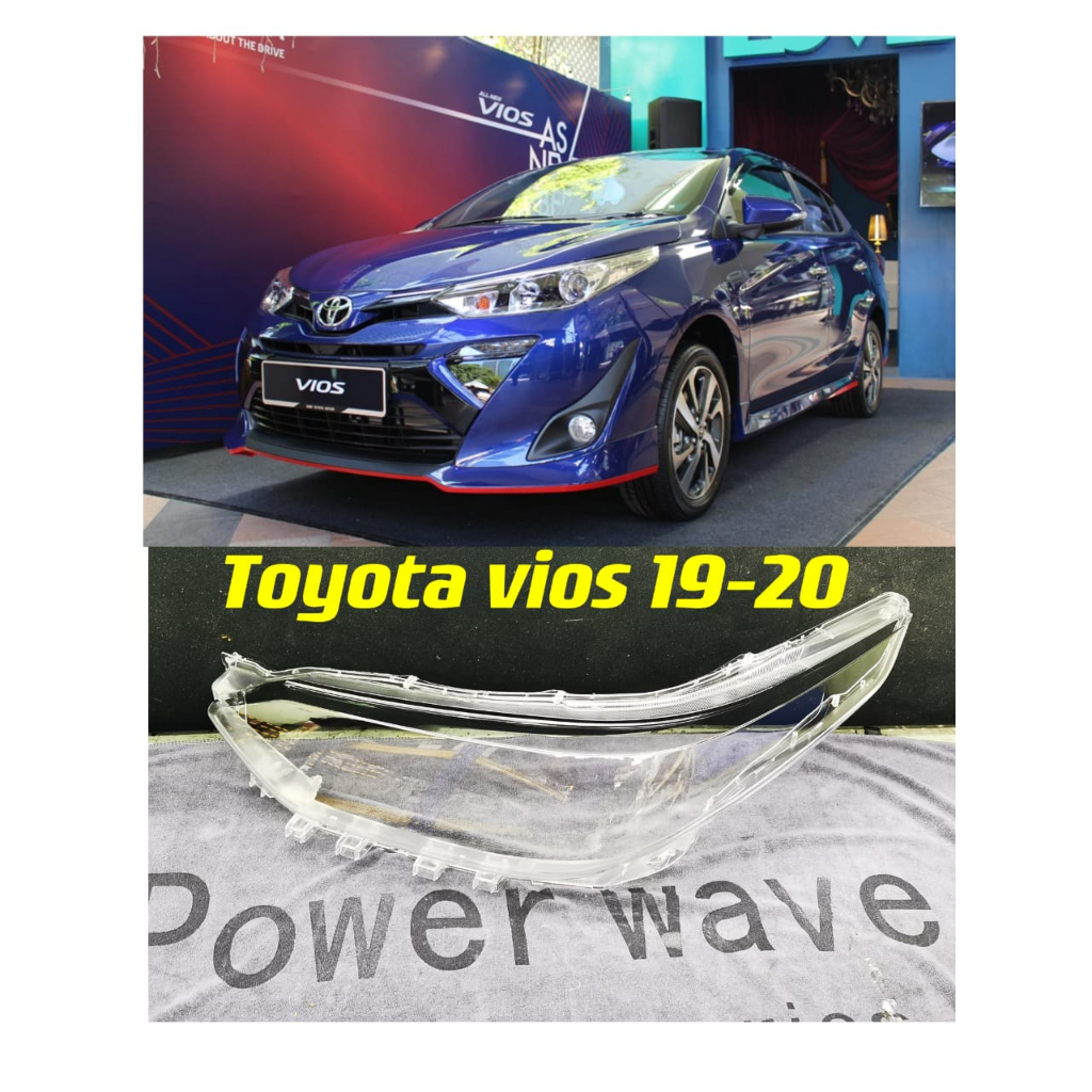 TOYOTA VIOS 2019 2020 HEADLAMP COVER LENS CASING | Shopee Malaysia