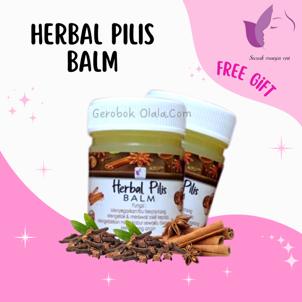 BALM PILIS SUSUK MANJA | PILIS | KRIM PILIS | HERBA PILIS | HERBAL ...