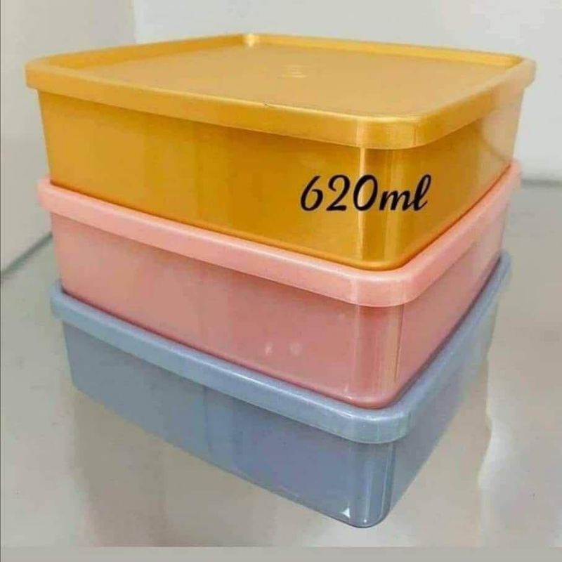 Tupperware EXCLUSIVE ITEM Square Away (3pcs) | Shopee Malaysia