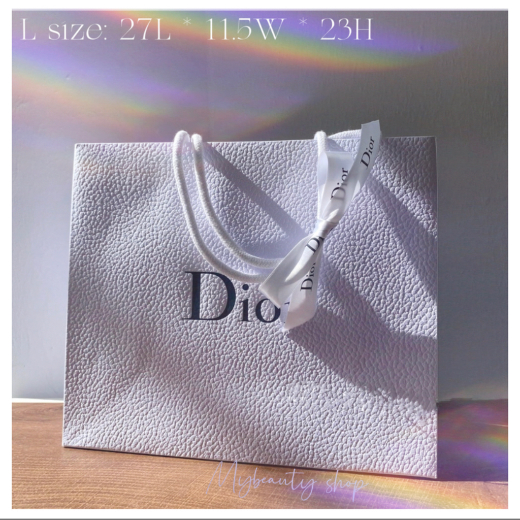 Christian Dior Paper Bag With Dior Ribbon from counter | Shopee Malaysia