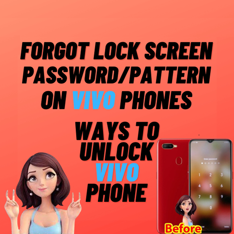Forgot lock screen password/pattern on vivo phones | Shopee Malaysia