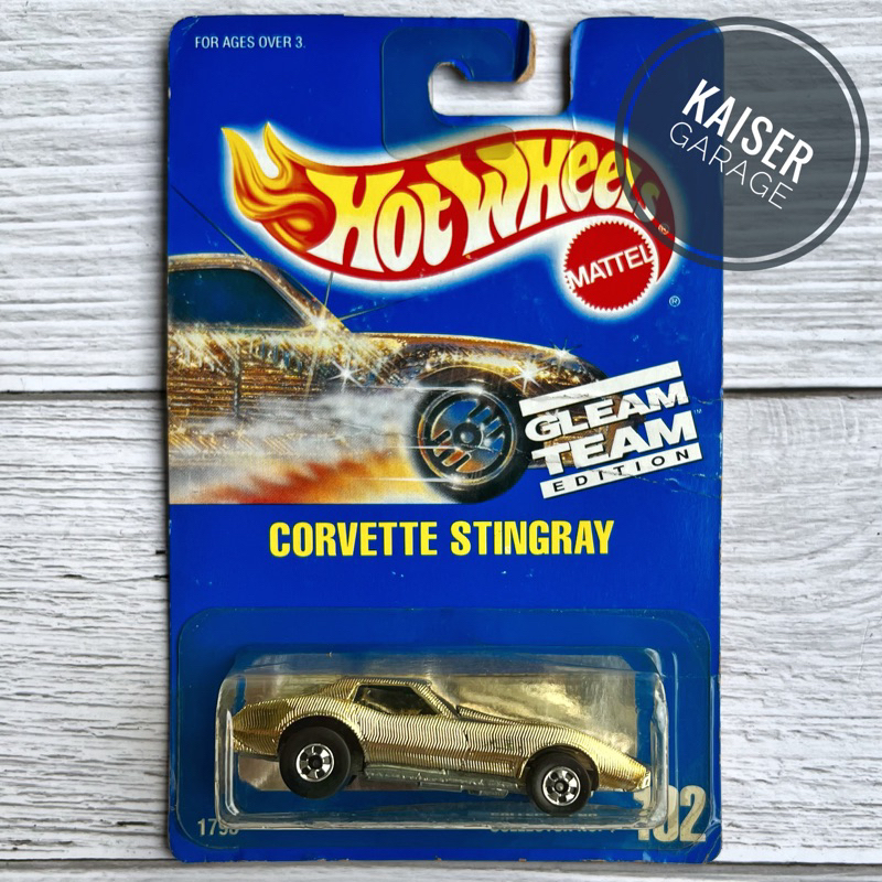 Hot Wheels : Corvette Stingray GLEAM TEAM EDITION (Produced In 1992 ...