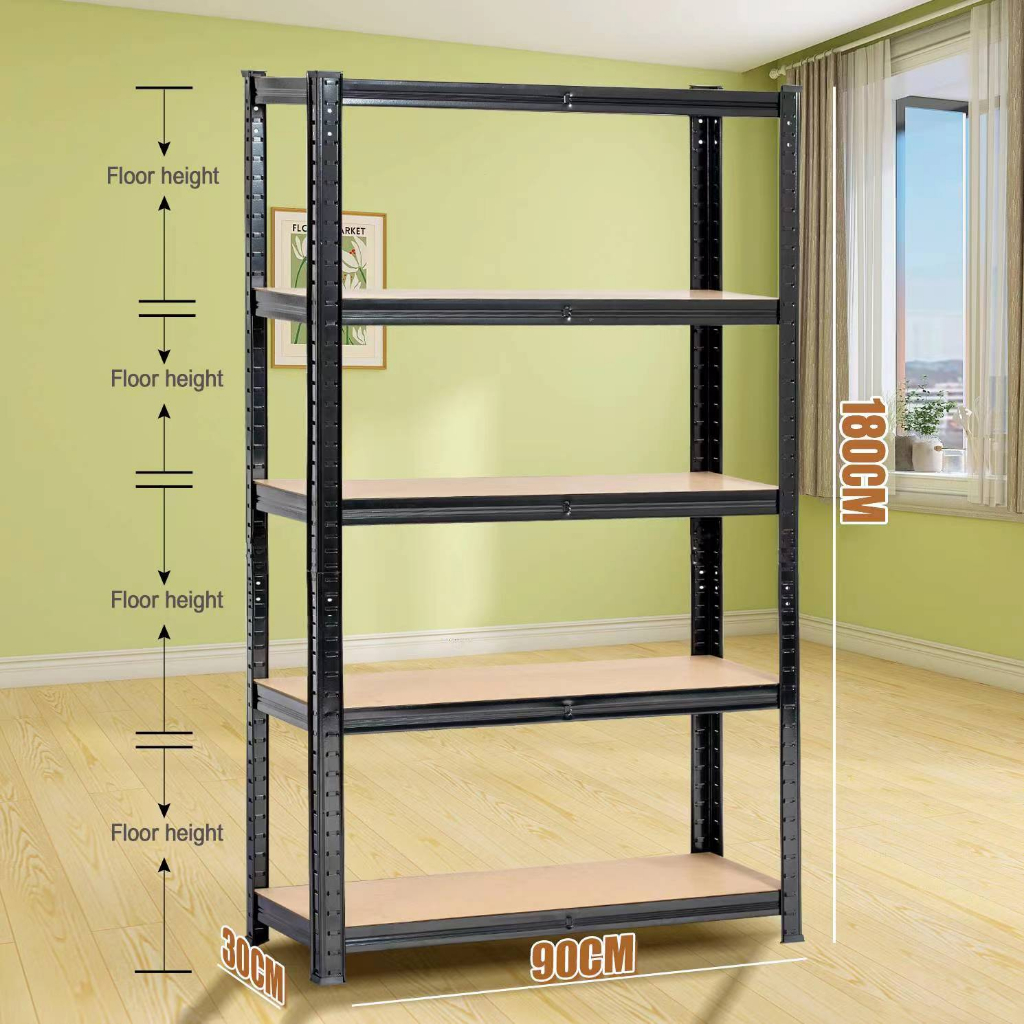 Adjustable 4/5 Layer Boltless Rack Shelf Rack Storage Rack Home kitchen ...