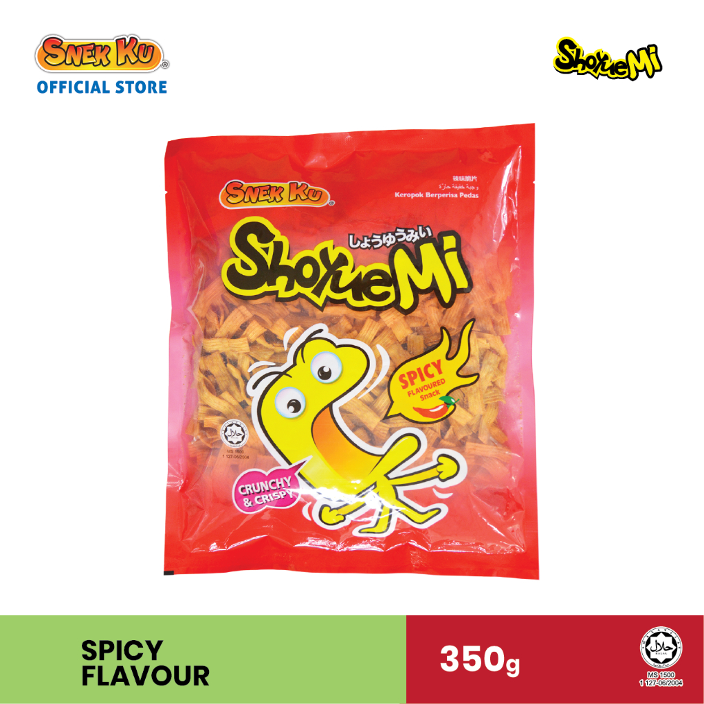 Snek Ku Shoyuemi Spicy Flavoured Snacks (350g) | Shopee Malaysia