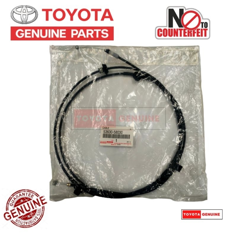 Toyota Original Front Bonnet Cable For Alphard Vellfire ANH20 ANH25 ...