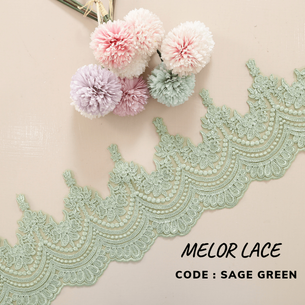 MELOR BORDER LACE SULAM SIMPLE KEMAS TINGGI MANIK CANTIK SESUAI UNTUK ...