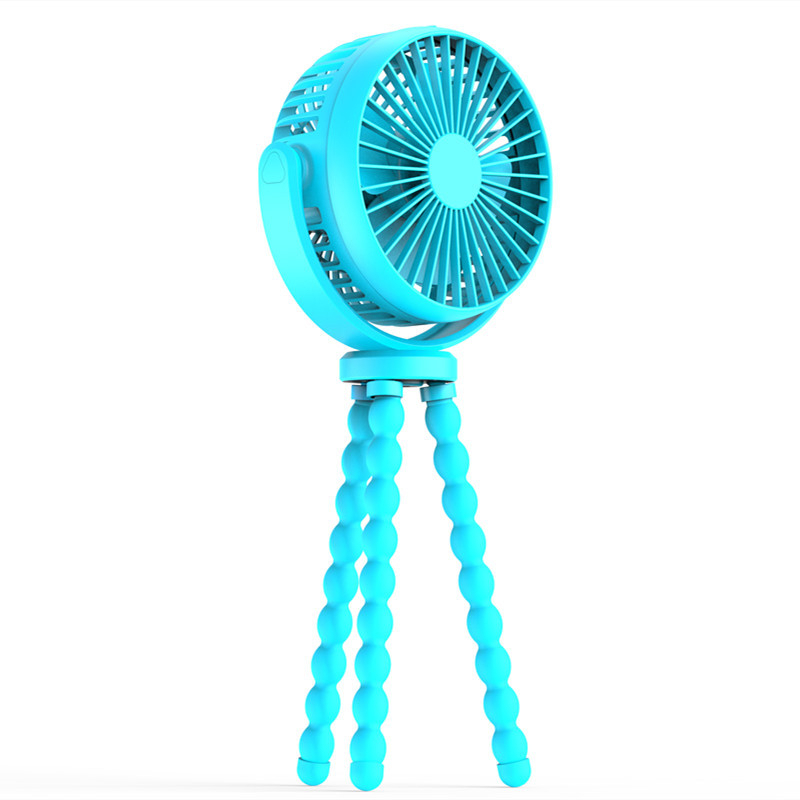 Portable Octopus Fan Baby Stroller Fan 5200mah Rechargeable Portable ...