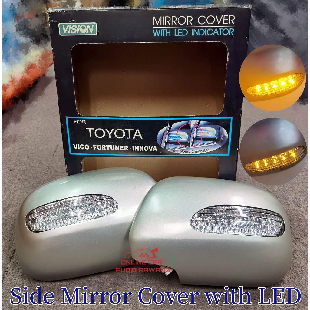 Toyota Hilux/Fortuner/Innova Toyota Vios Side Mirror Cover with LED - 1 ...