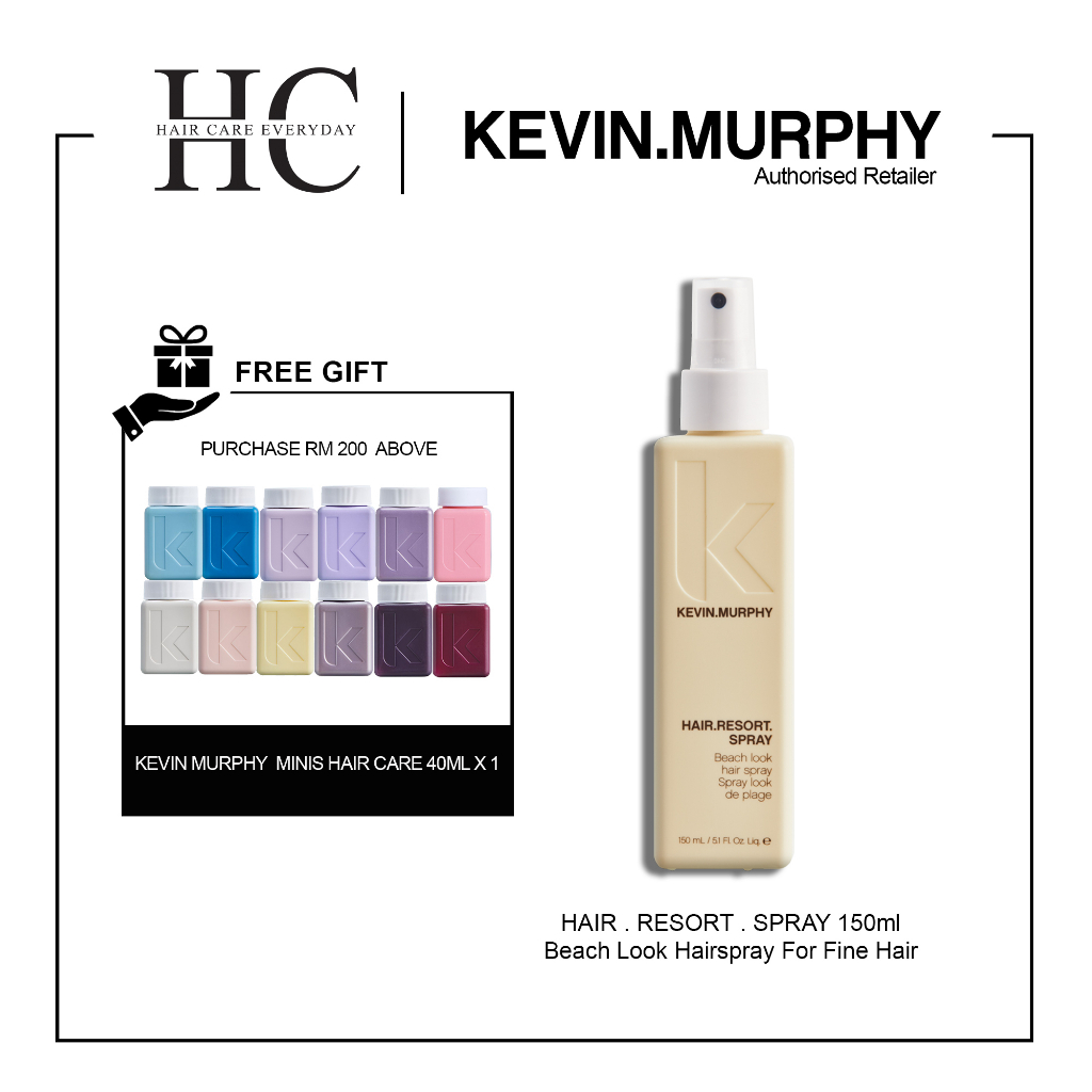 Kevin Murphy Hair Resort Spray 150ml ( Beach Look Hairspray For Fine ...
