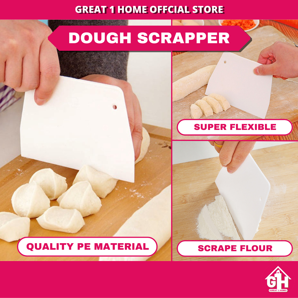 Cake Cream Dough Cutter Butter Batter Scraper Baking Pastry Tool ...