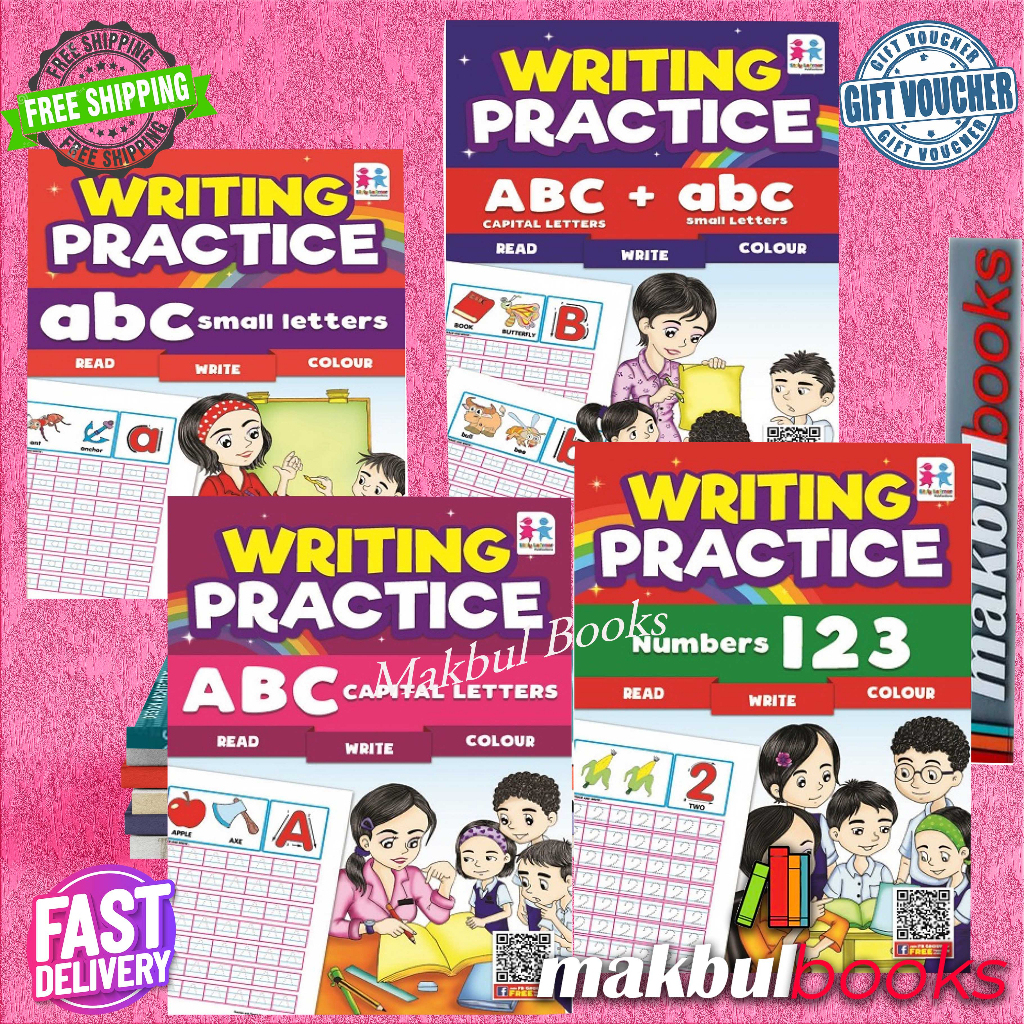 EDUKID: WRITING PRACTICE SMALL ,CAPITAL LETTERS, CAPITAL & SMALL LEETES ...