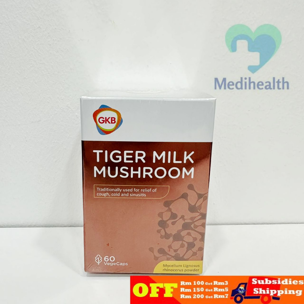 GKB Tiger Milk Mushroom Capsules (60's) | Shopee Malaysia