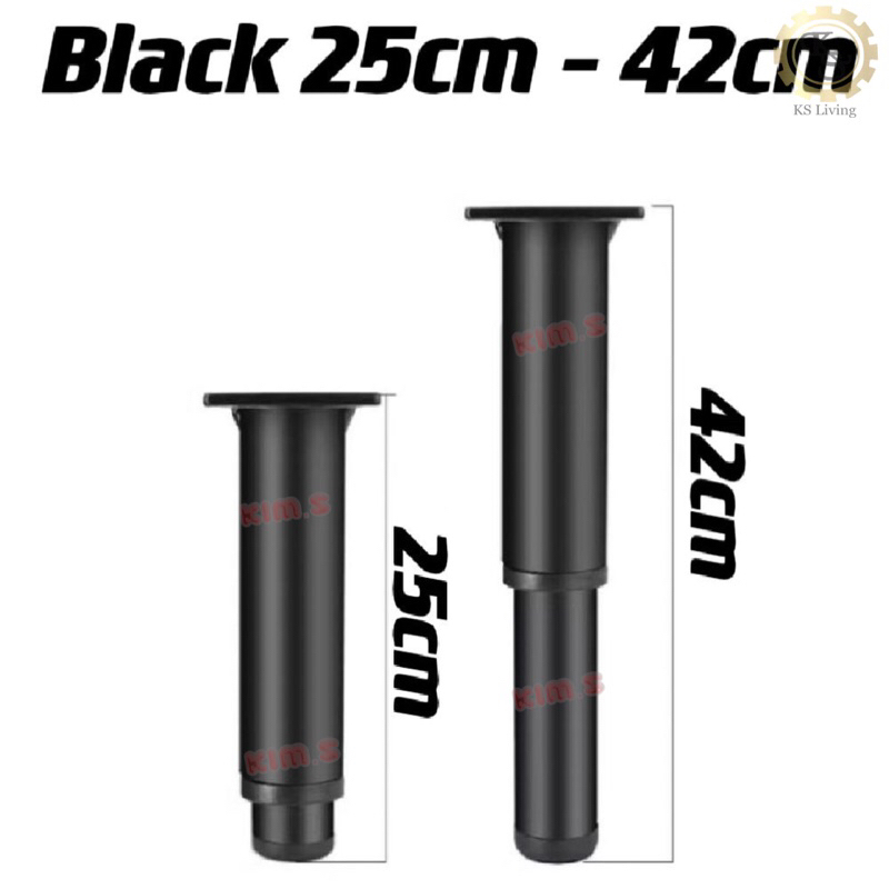 Table Legs Metal Kim.S Heavy Duty Solid Metal Adjustable Furniture ...