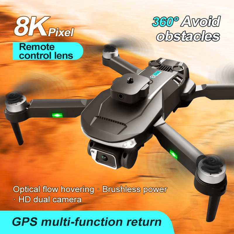 🔥Free shipping🔥 2023 New In LU20 Drone 8K Profesional GPS ESC With Dual Camera 360 Obstacle ...