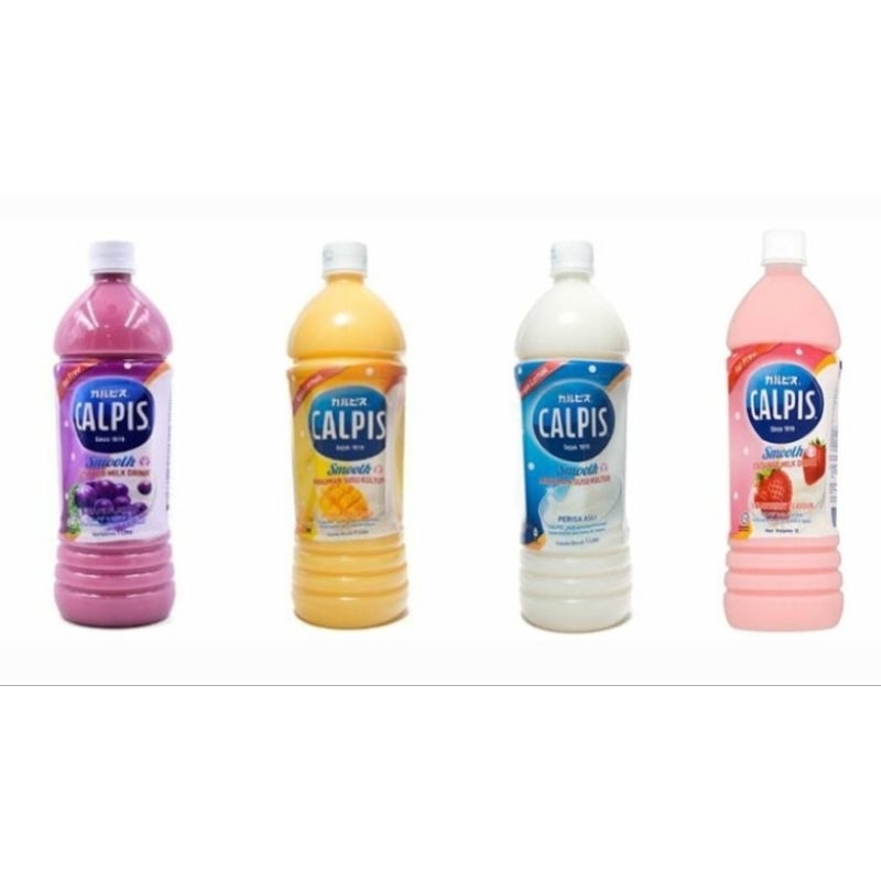 Calpis UHT Cultured Milk Drink (1L) Grape / Mango / Original NATIONWIDE ...