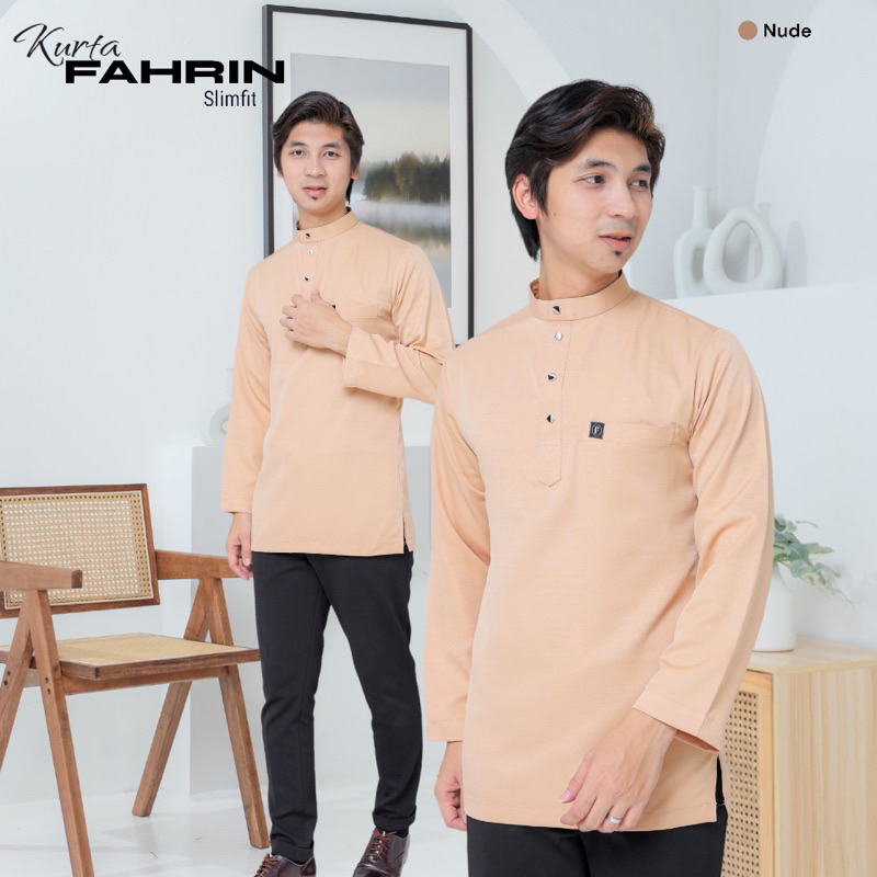 Baju Kurta Moden Slimfit New Design 2023 | Shopee Malaysia