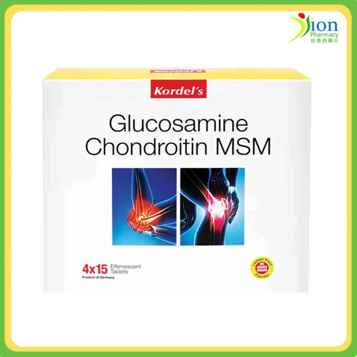 [LIMITED PROMOTION] KORDEL'S GLUCOSAMINE CHONDROITIN MSM EFFERVESCENT ...