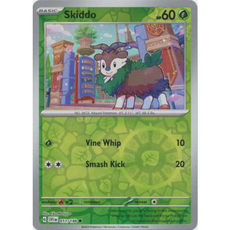 Skiddo / 011/198 / Reverse Holo & Common / Scarlet & Violet (Base Set ...