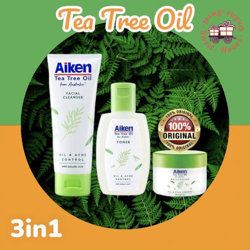 Aiken Basic Skin Care Starter Set 3in1/4in1 | Shopee Malaysia