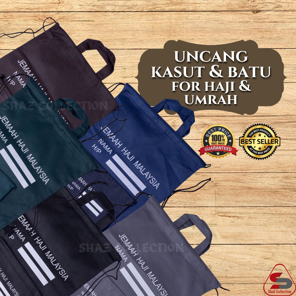 BEG 2 BEG SARUNG KASUT + UNCANG BATU HAJI/UMRAH (Kalis Air) | Shopee ...