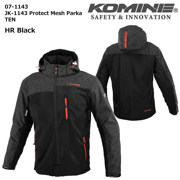 KOMINE JACKET JK-1143 PROTECT M-Parka-TEN (HR BLACK) | Shopee Malaysia