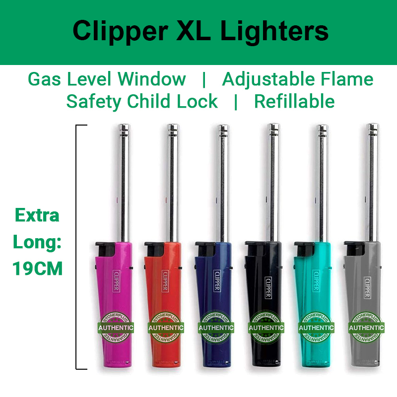 Clipper XL Tube Lighters (Refillable, Adjustable, Gas Window) | Shopee ...