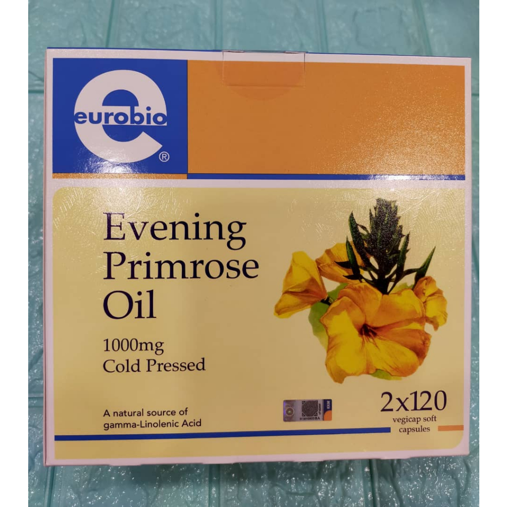 EUROBIO EVENING PRIMROSE OIL 1000MG 2X120'S (EPO) | Shopee Malaysia