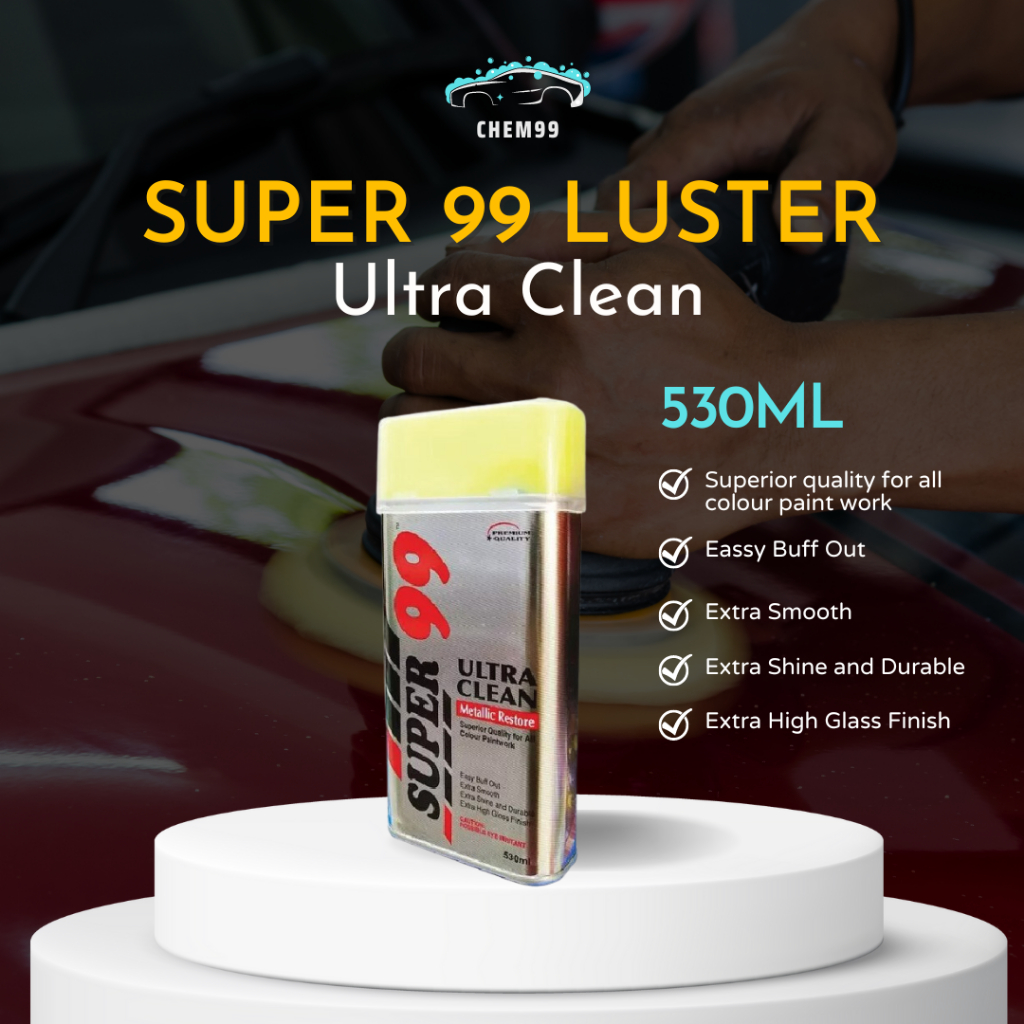 SUPER 99 ULTRA CLEAN METALLIC RESTORE LIQUID WAX 530ML (MADE IN ...