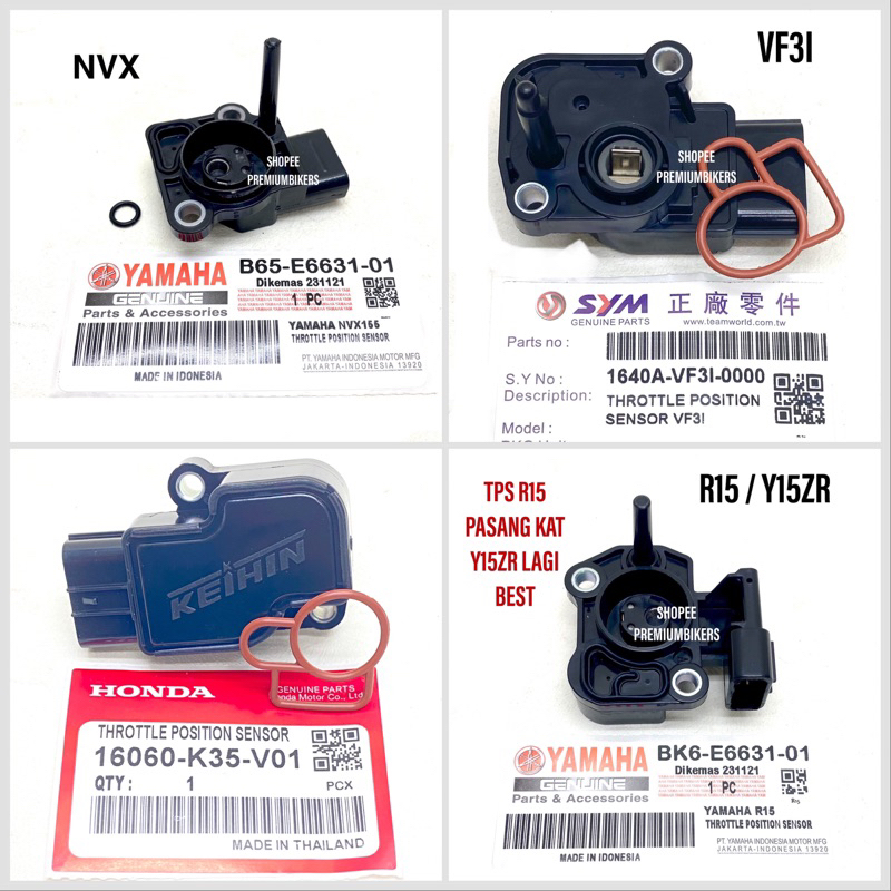 TPS THROTTLE POSITION SENSOR NVX Y15ZR EX5 DREAM FI RS150 TPS PCX150 ...