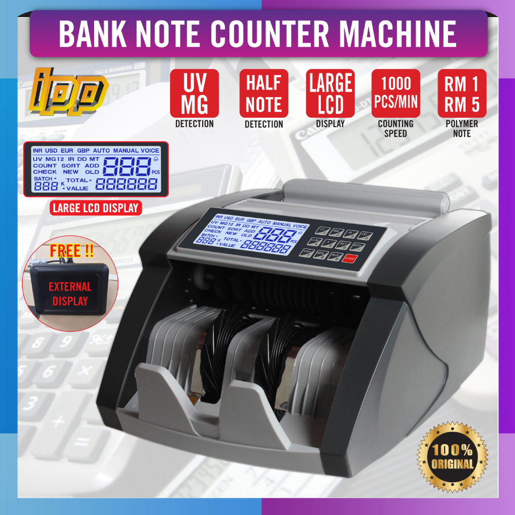Note Counter Machine / Bank Note Counting Machine AL-5117 / Suitable ...