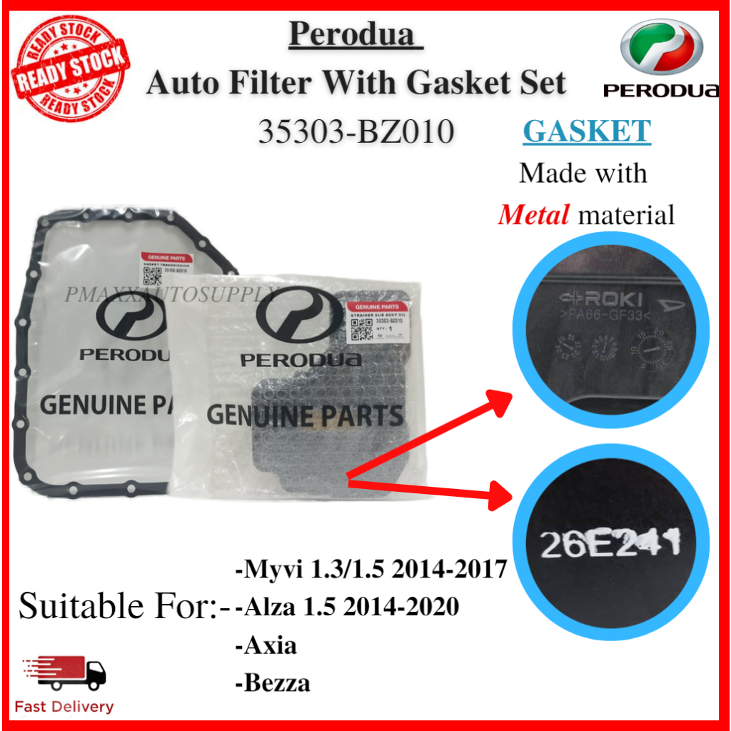 Auto Transmission Filter (35303-BZ010) For Perodua Alza, Axia, Bezza ...