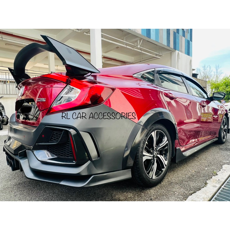 Honda Civic fc facelift type R bodykit body kit front side rear bumper ...