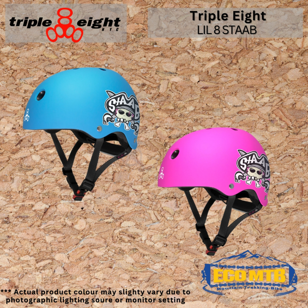 TRIPLE 8 - LIL 8 STAAB EDITION KIDS HELMET ( TRIPLE EIGHT ) | Shopee ...