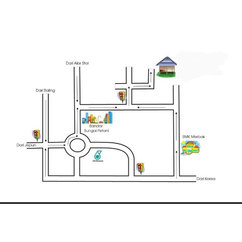 Peta / Map Kahwin Simple (Digital) RM 2.00 | Shopee Malaysia