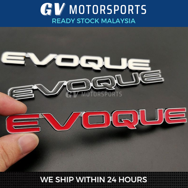 READY STOCK Range Rover Evoque Emblem Logo Decals Emblem for Land Range ...