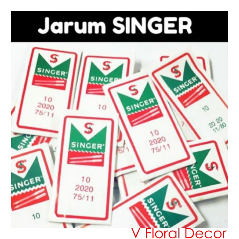 10pcs Per Pack Jarum Mesin Singer Jahit Biasa/Jarum singer mesin biasa ...
