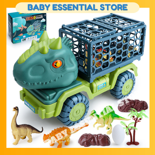 Mega Dinosaur Car Truck Telur Jurassic Dinosaur Toys Kids Jurassic ...