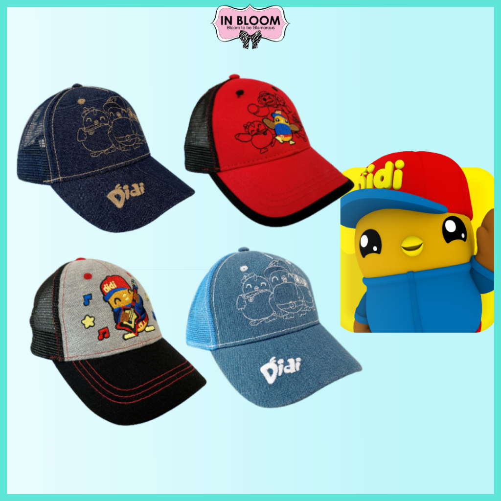 Didi and Friends Kids Cotton Hat Unisex Cap Baby Hat Kids Topi | Shopee ...